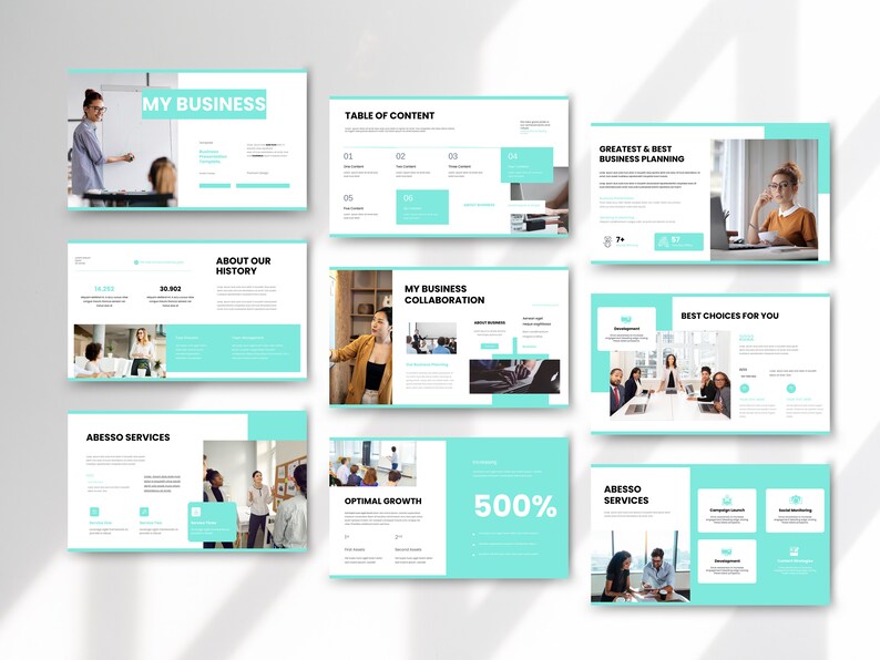 Canva Company Presentation Canva Template Modern Business - Etsy