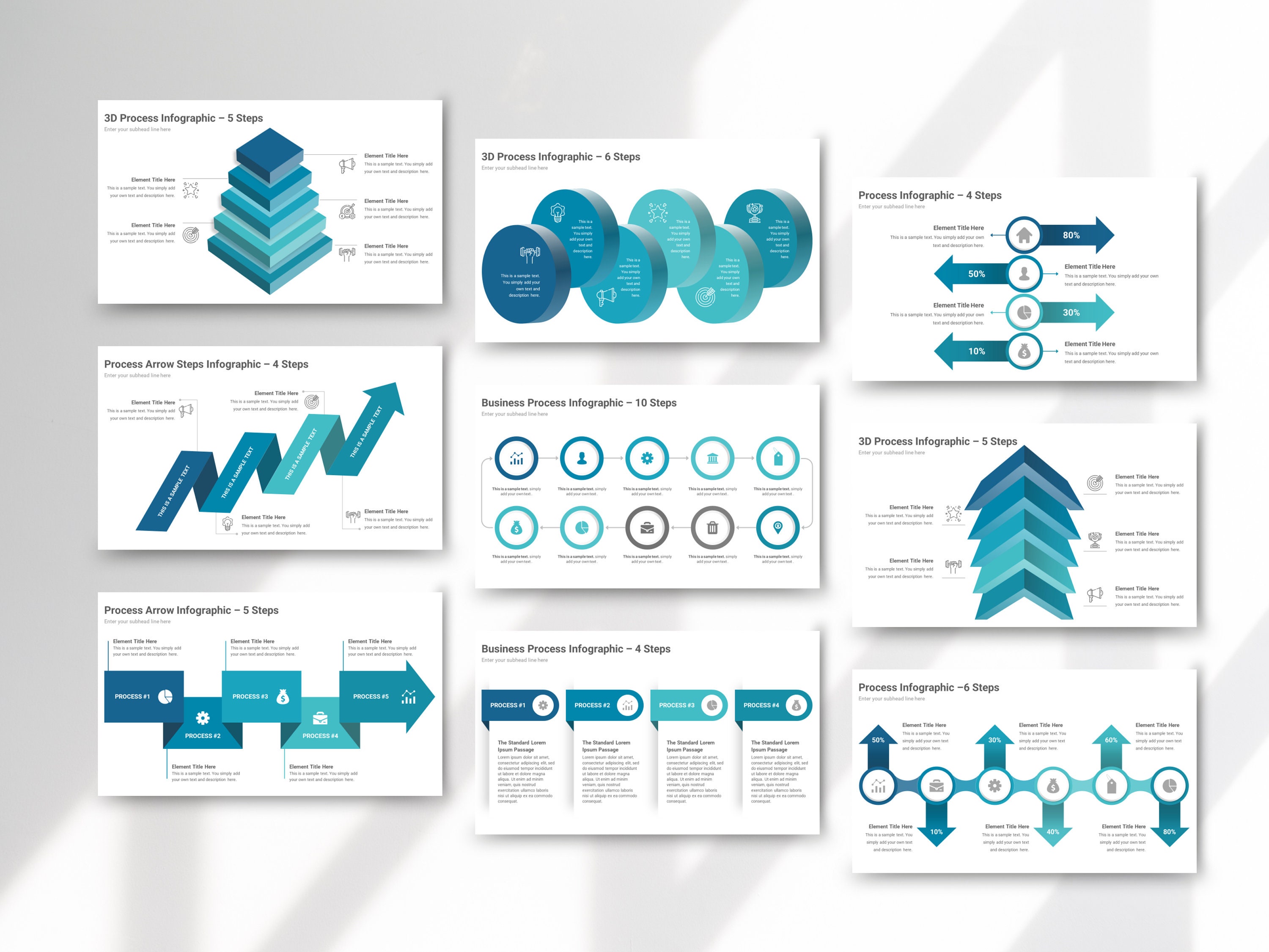 Process Powerpoint Template Infographic Process Presentation With ...