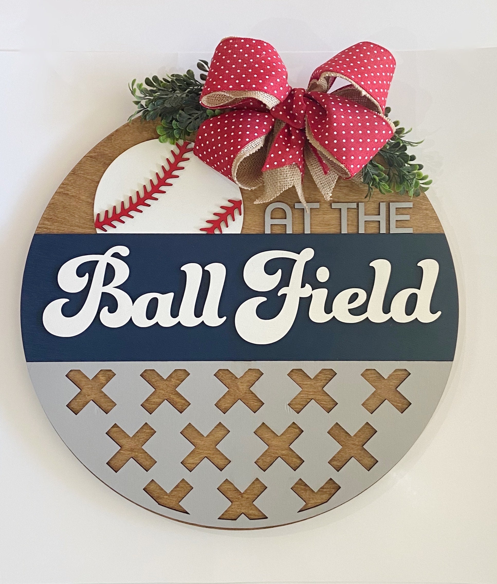 Baseball 3D Wood Door Hanger Sign - Etsy