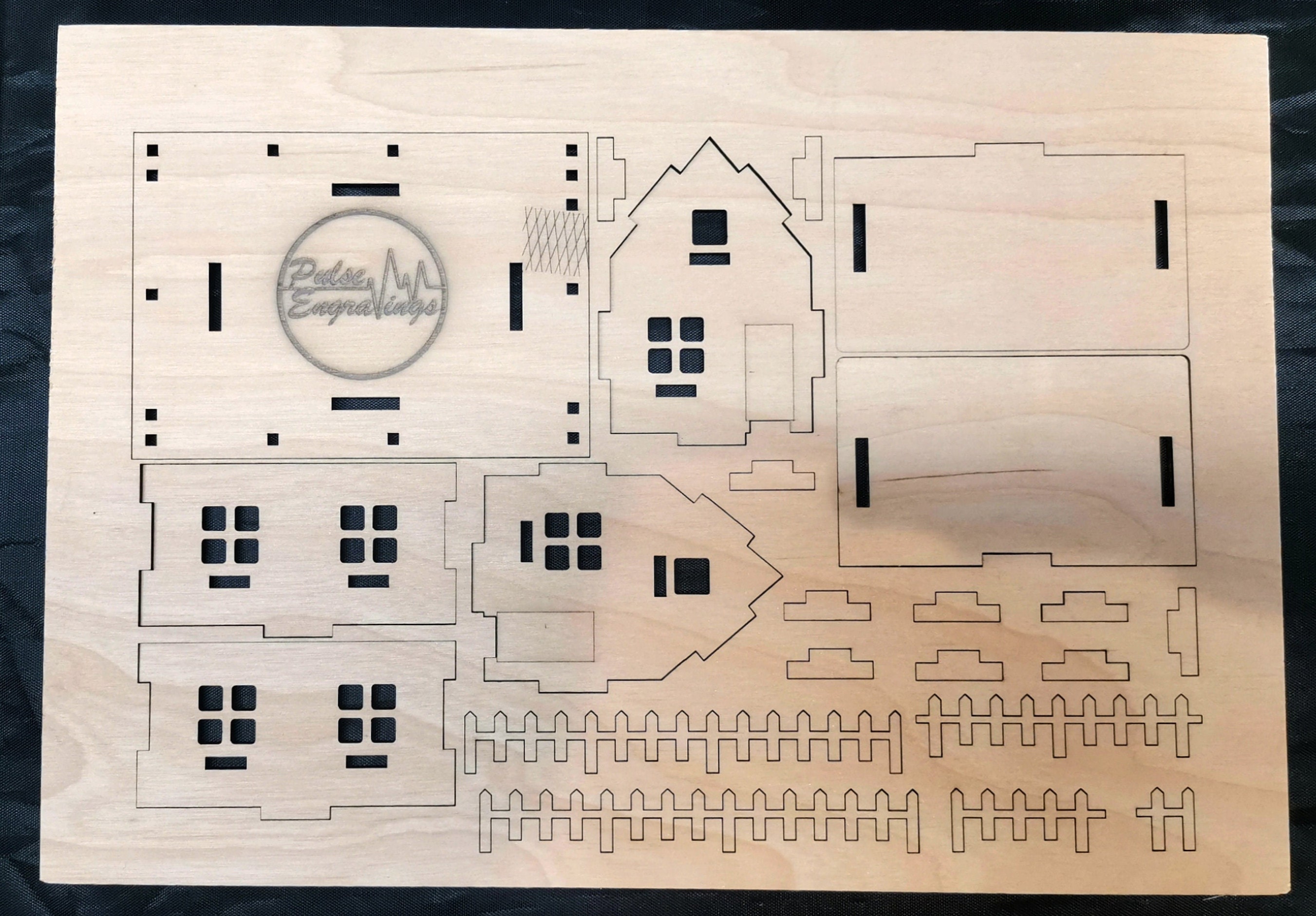 Plywood Model House Kit - Etsy UK