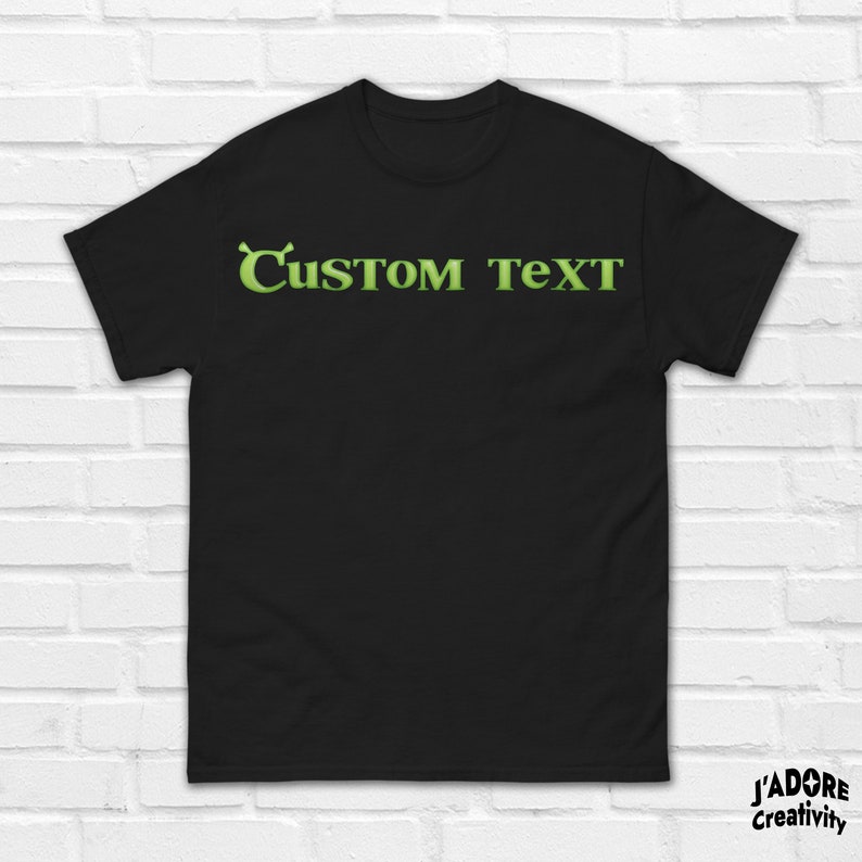 Shrek Custom T-shirt Shrek Personalized Shirt Shrek Shirt Shrek Meme ...