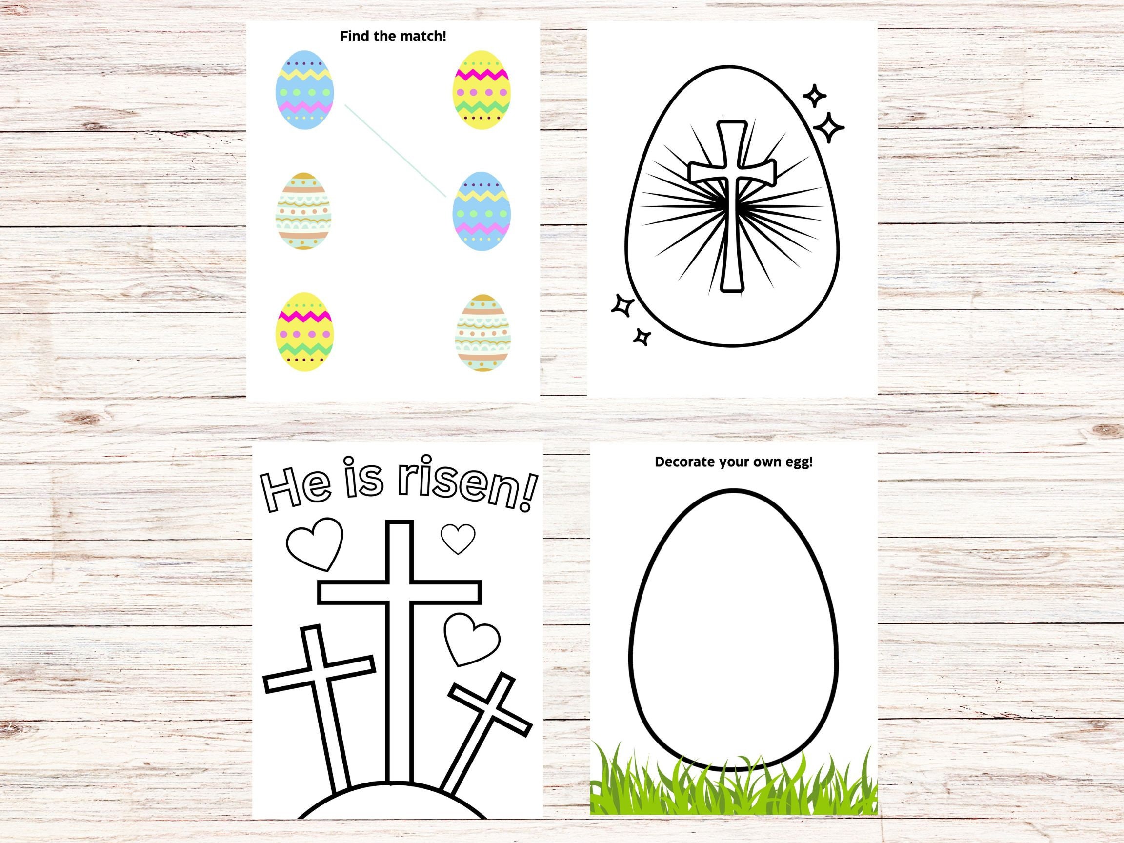 Easter Activity Packet for Kids Preschool Worksheet Easter - Etsy