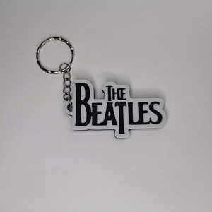 The Beatles Keychain | Personalized Keychain | School Bag | 3D Printing ...