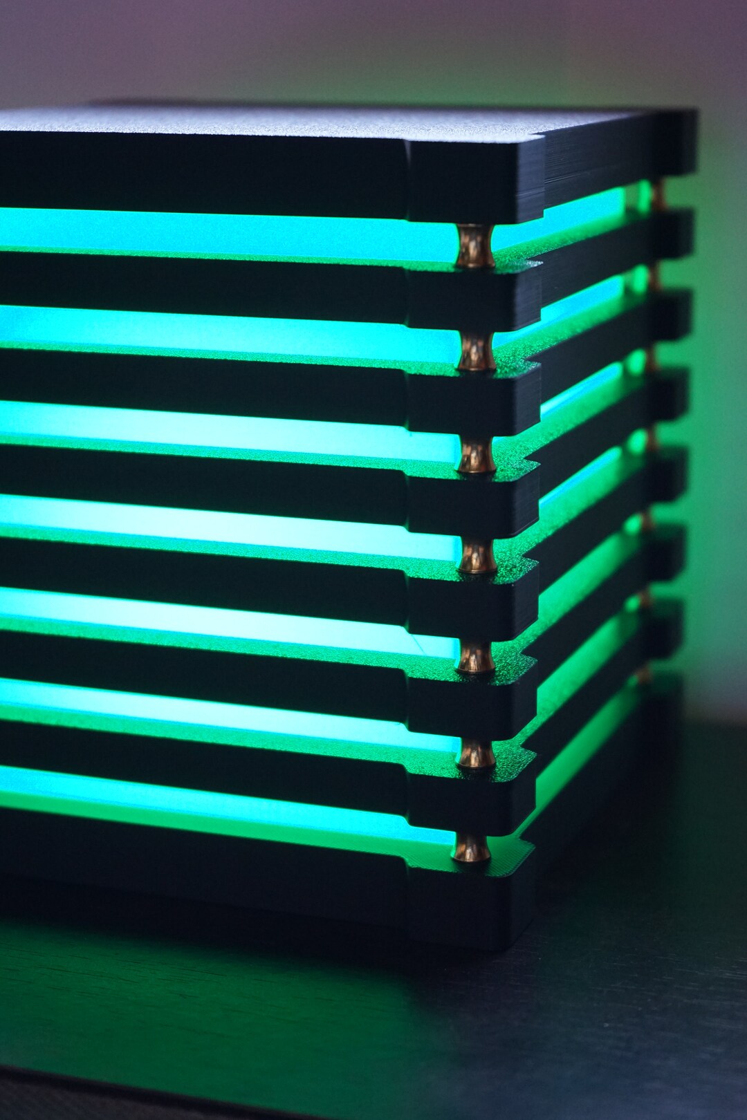 Decorative Table Lamp With Bluetooth Control – 3D Printed Night Light ...