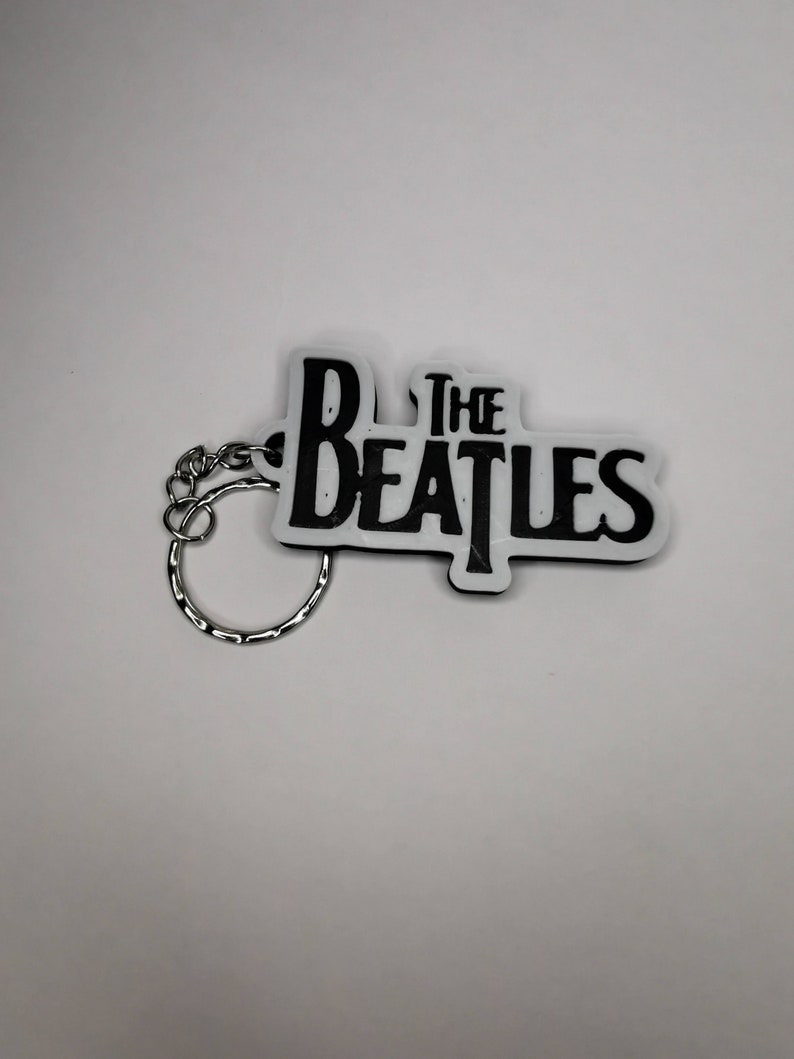 The Beatles Keychain | Personalized Keychain | School Bag | 3D Printing ...