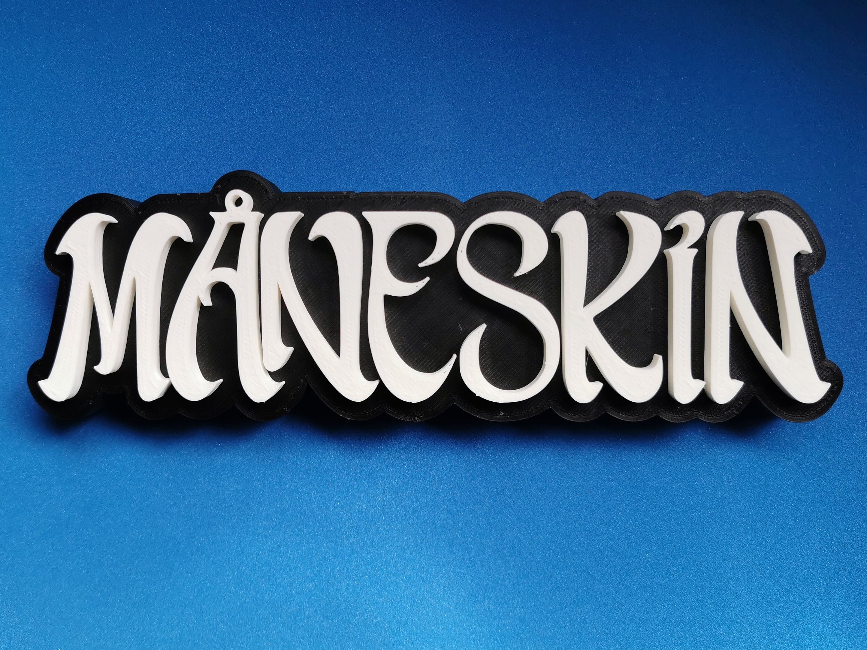 Maneskin 3D Logo Personalized Logo 3D Printed - Etsy Ireland