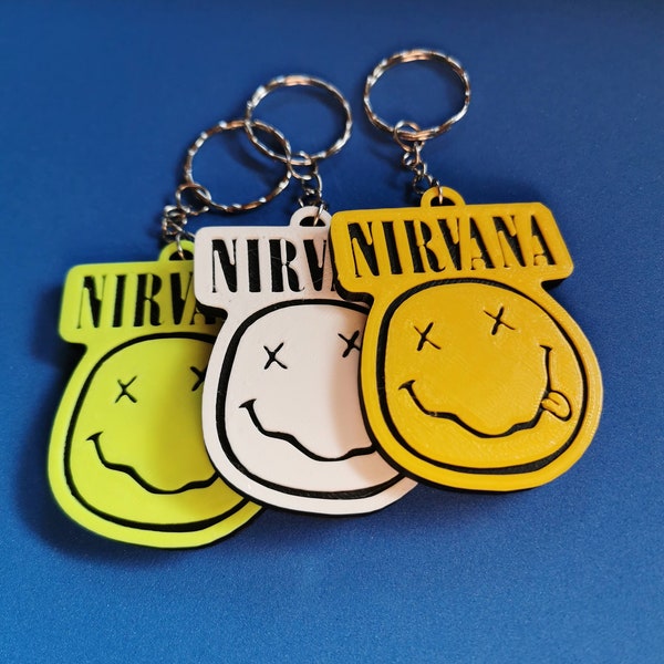 Nirvana Keychain - Etsy