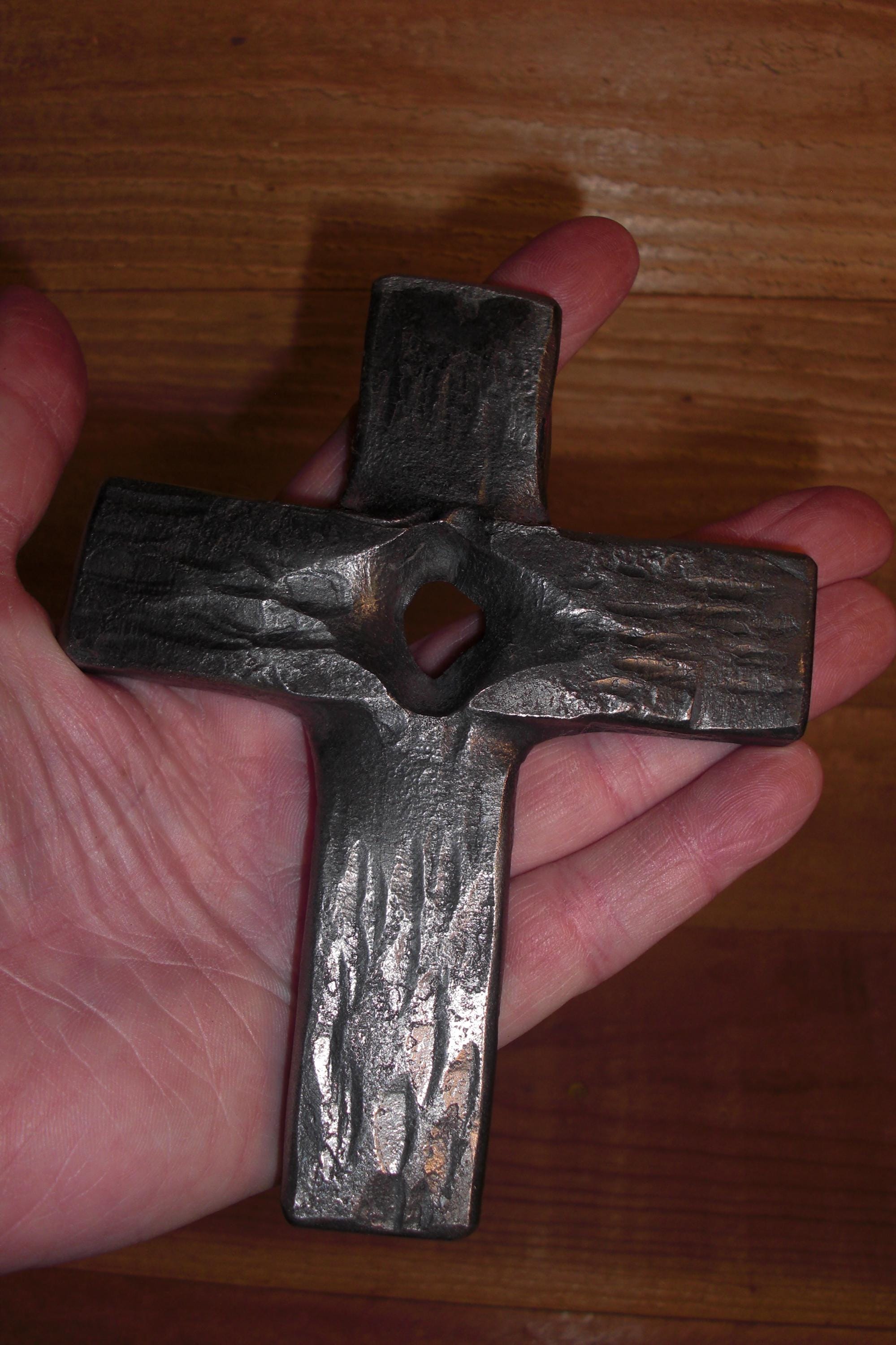 Hand Forged Split Cross (FREE SHIPPING) - Etsy