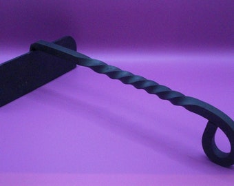 Iron Ash Rake, Wrought Wood Stove Decor, Forged Fire Poker, Metal Coal ...