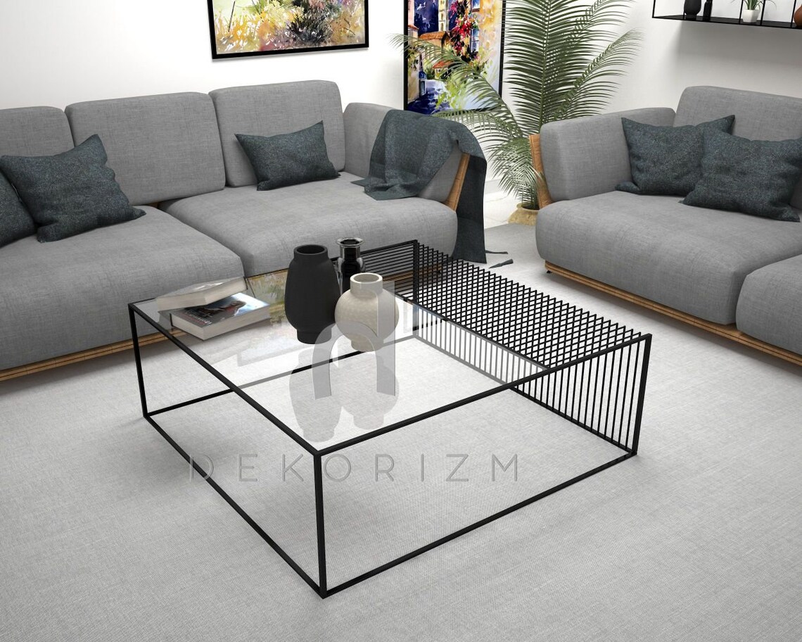 Pisa Black Metal Coffee Table,modern Coffee Table,home Furniture ...
