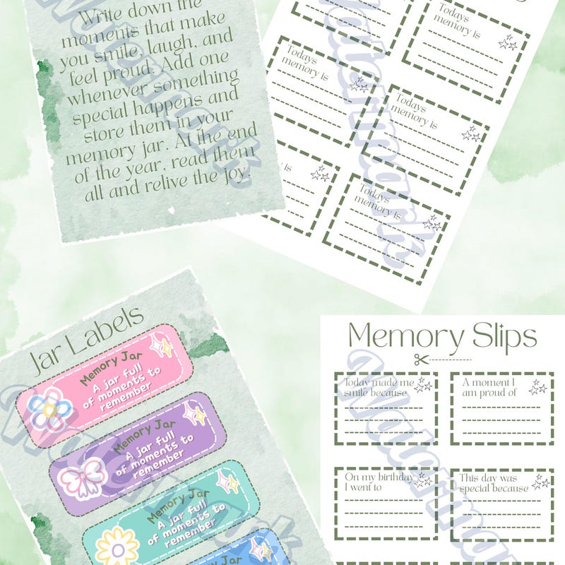 Memory Jar - Etsy