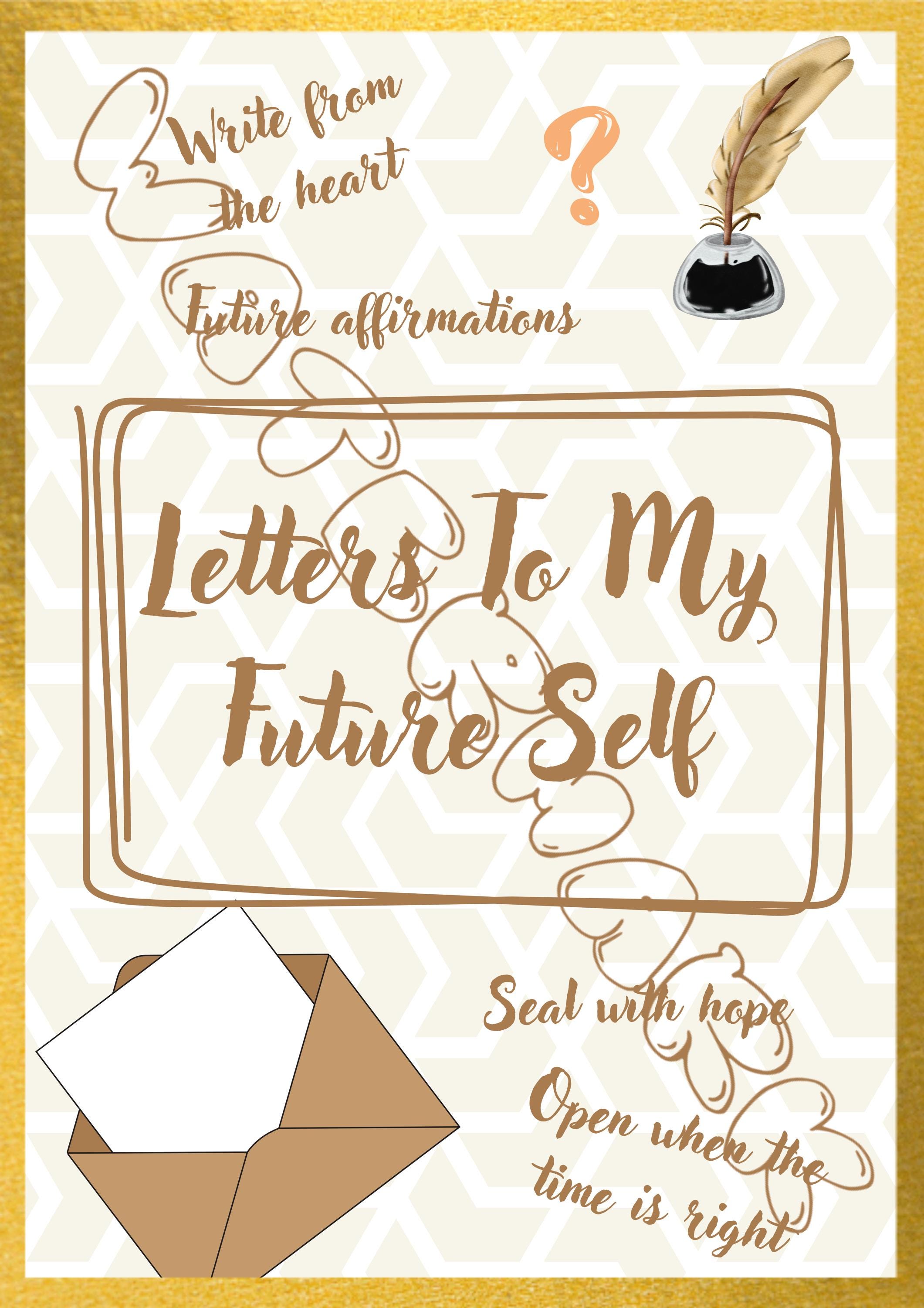 Printable Letters to Future Self (UK A4 Version), Graduation, Birthday ...