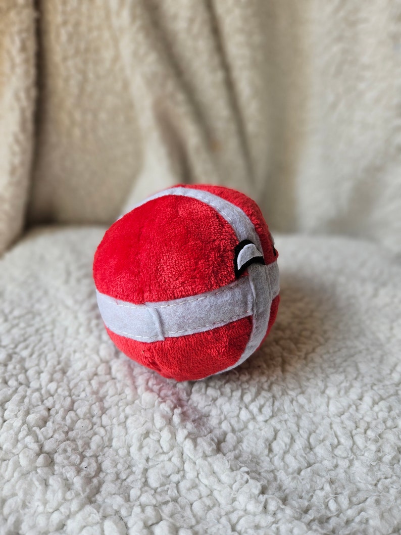 Denmark Countryball Polandball Plush Toy Fan Art - Etsy