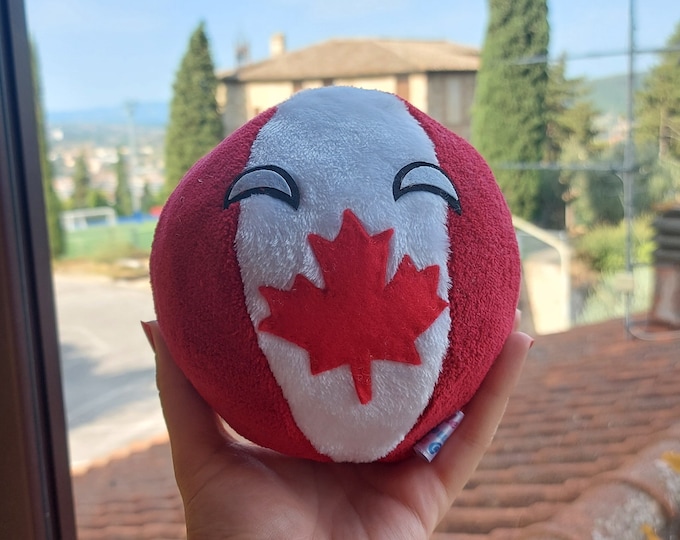 Canada Countryball Polandball Plush Toy Fan Art - Etsy