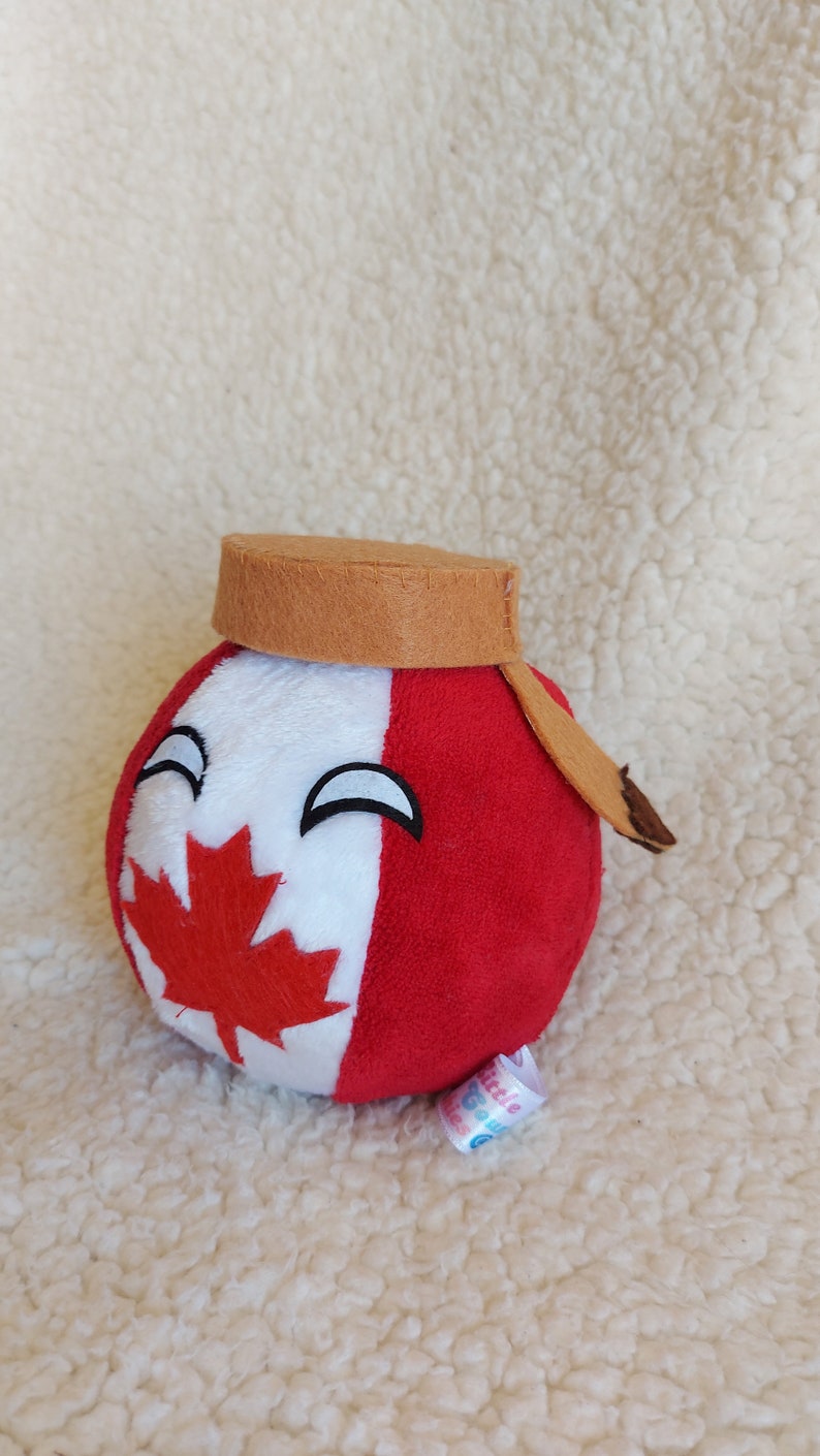 Canada Countryball Polandball Plush Toy Fan Art - Etsy