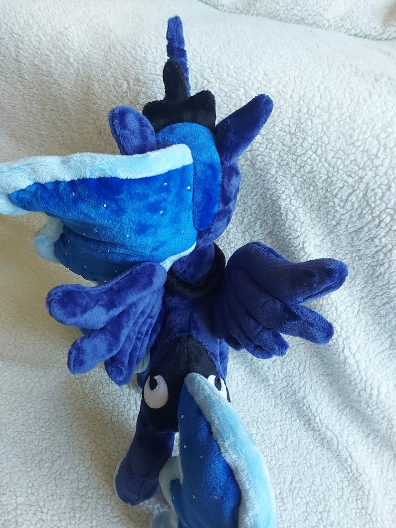 Princess Luna Fanart Plush Etsy