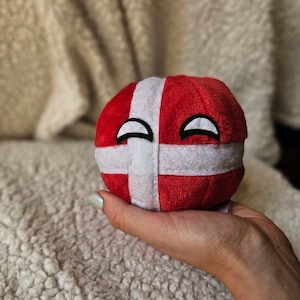Denmark Countryball Polandball Plush Toy Fan Art - Etsy