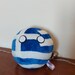 Greece Countryball With Hat Polandball Plush Toy Fan Art - Etsy
