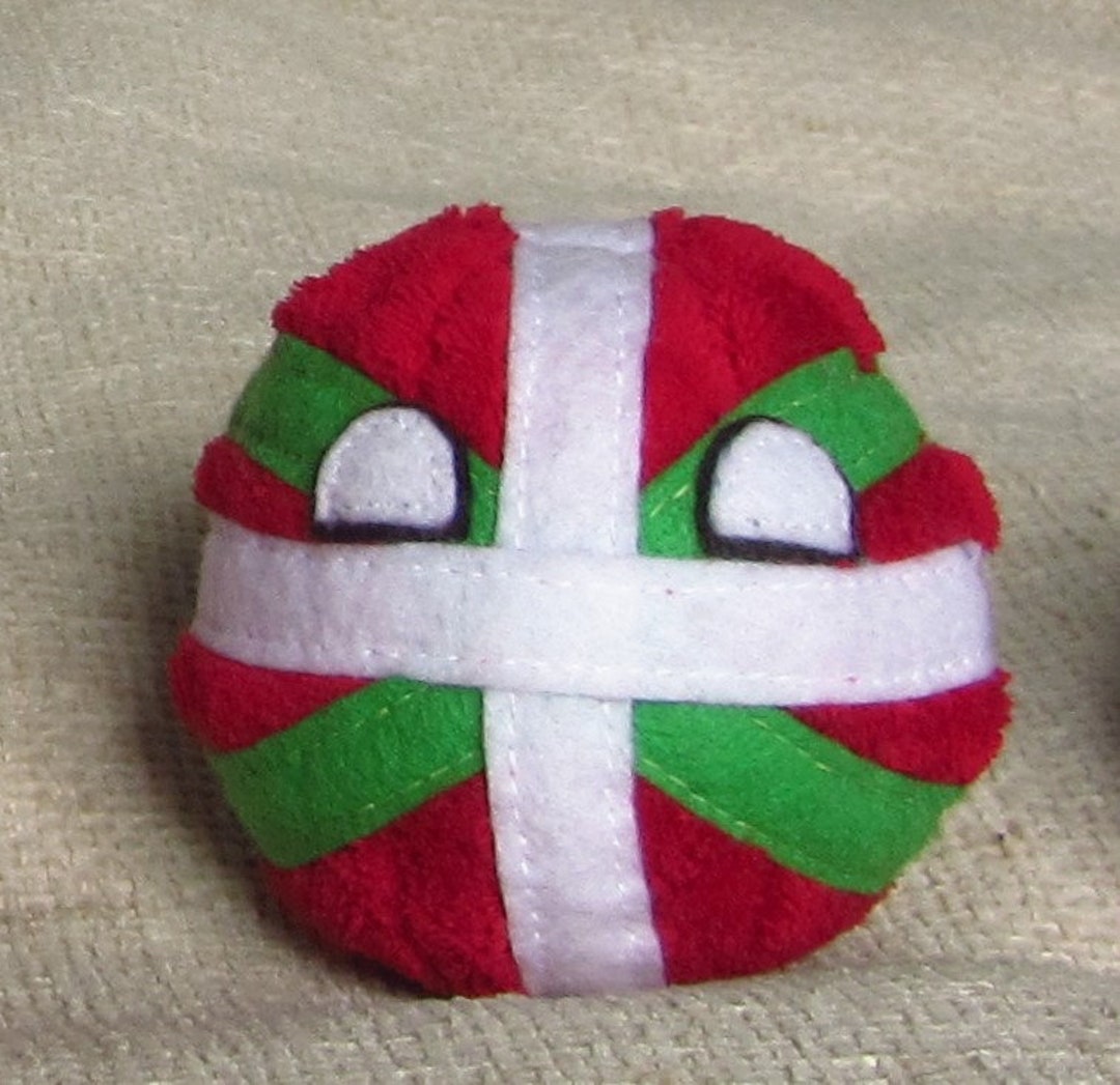 Basque Ikurrina Countryball Polandball Plush Toy Fan Art - Etsy