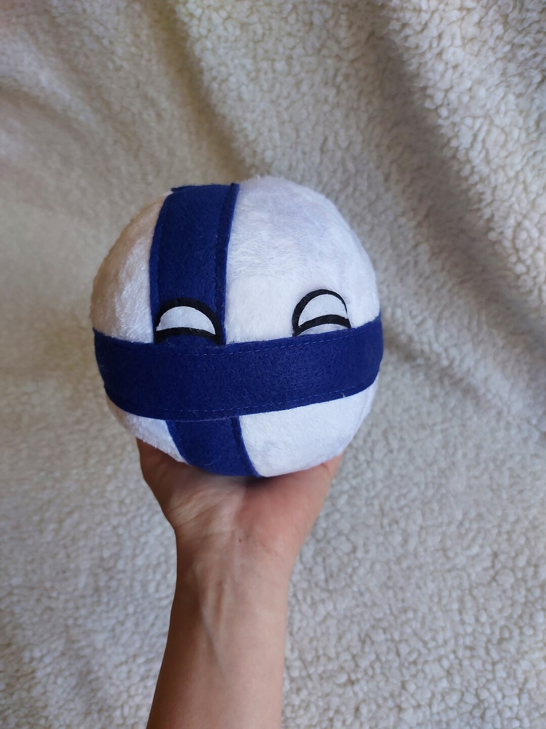 Finland Countryball Polandball Plush Toy Fan Art - Etsy
