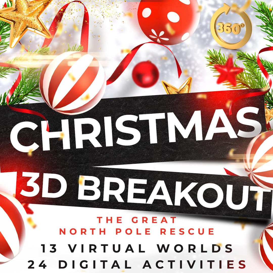 Christmas Digital Breakout/escape Room - 3D Experience - Etsy