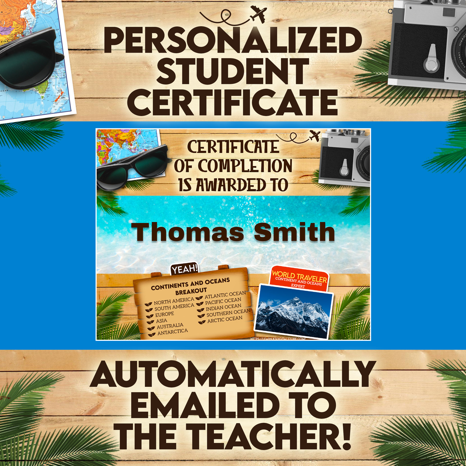 Continents and Oceans 360 VR Digital Escape Room/breakout - Etsy