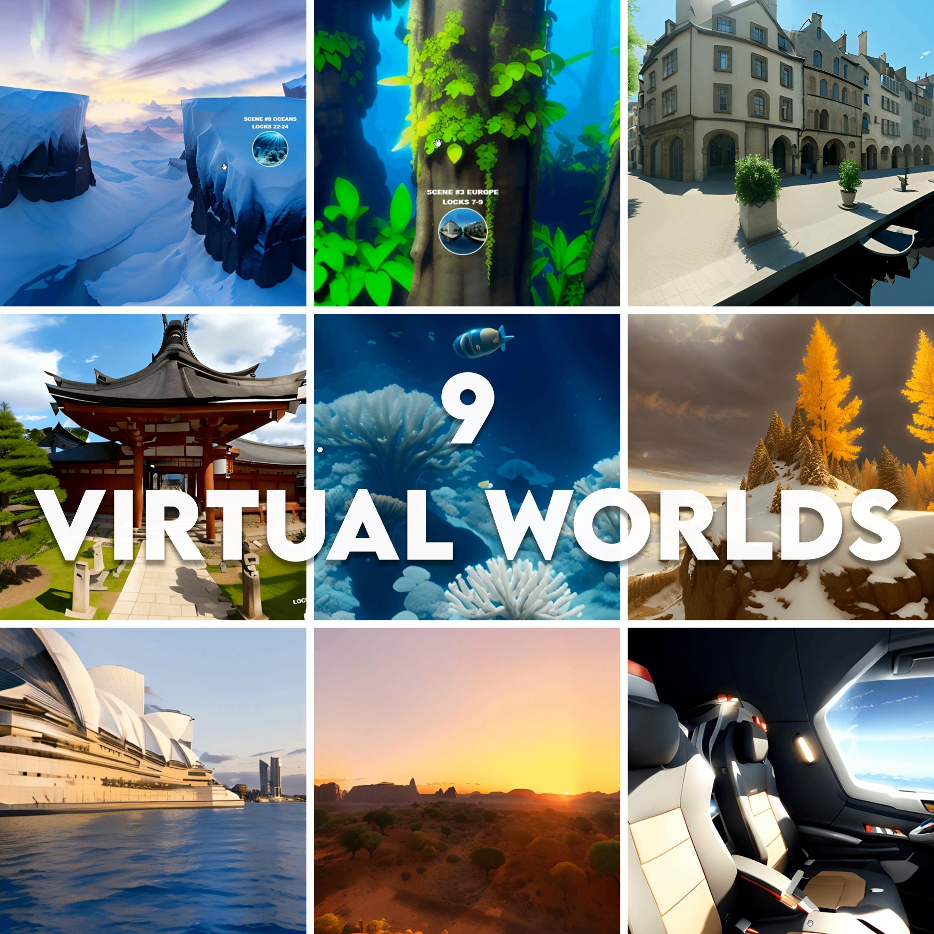 Continents and Oceans 360 VR Digital Escape Room/breakout - Etsy