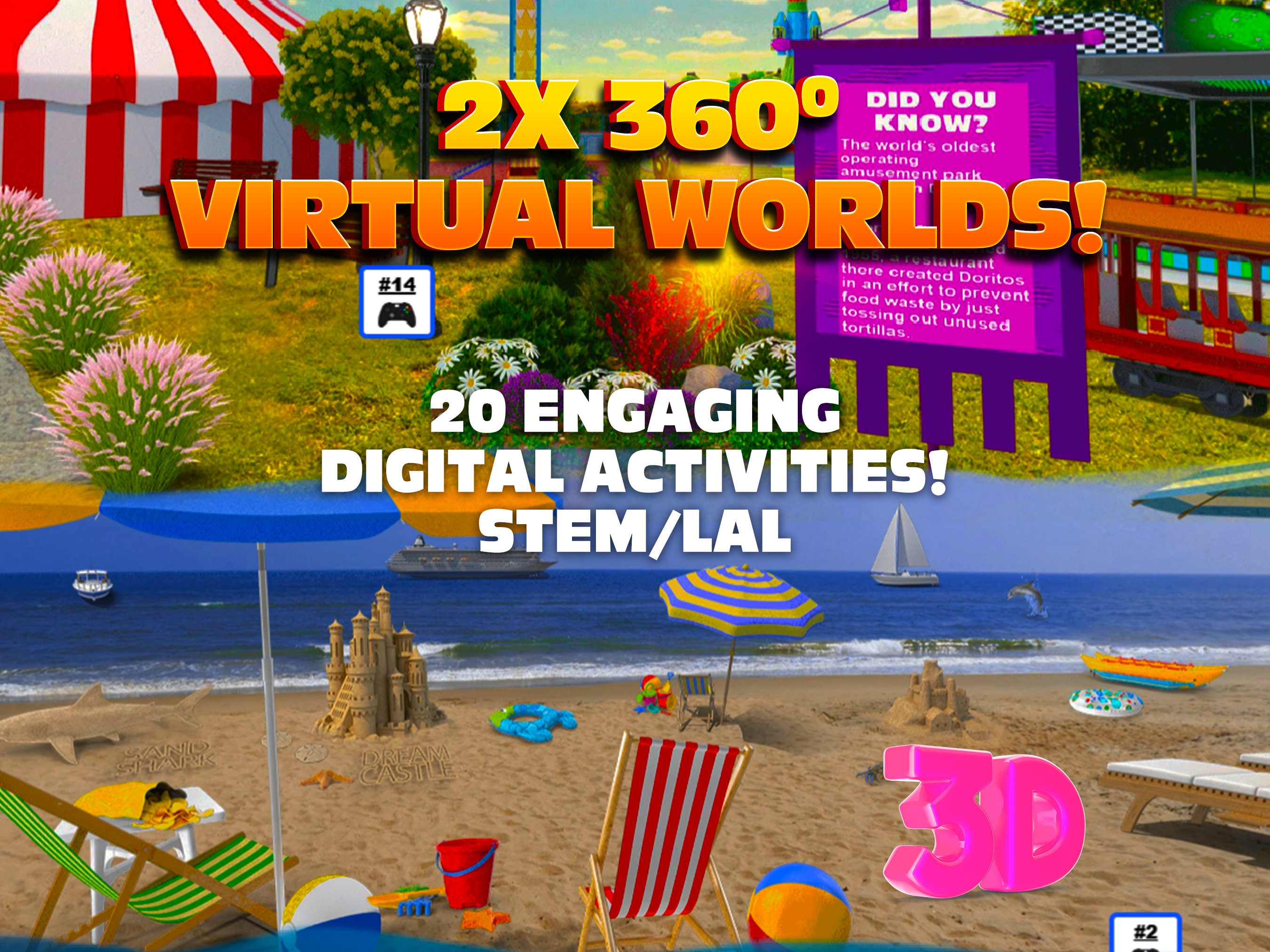 END OF YEAR Digital Activities stem, Lal, Ela, Science, History, and ...