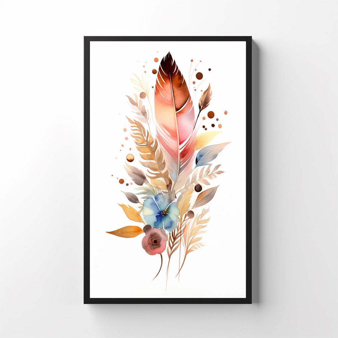 Boho Art Print Digital Download Boho Wall Art Printable - Etsy