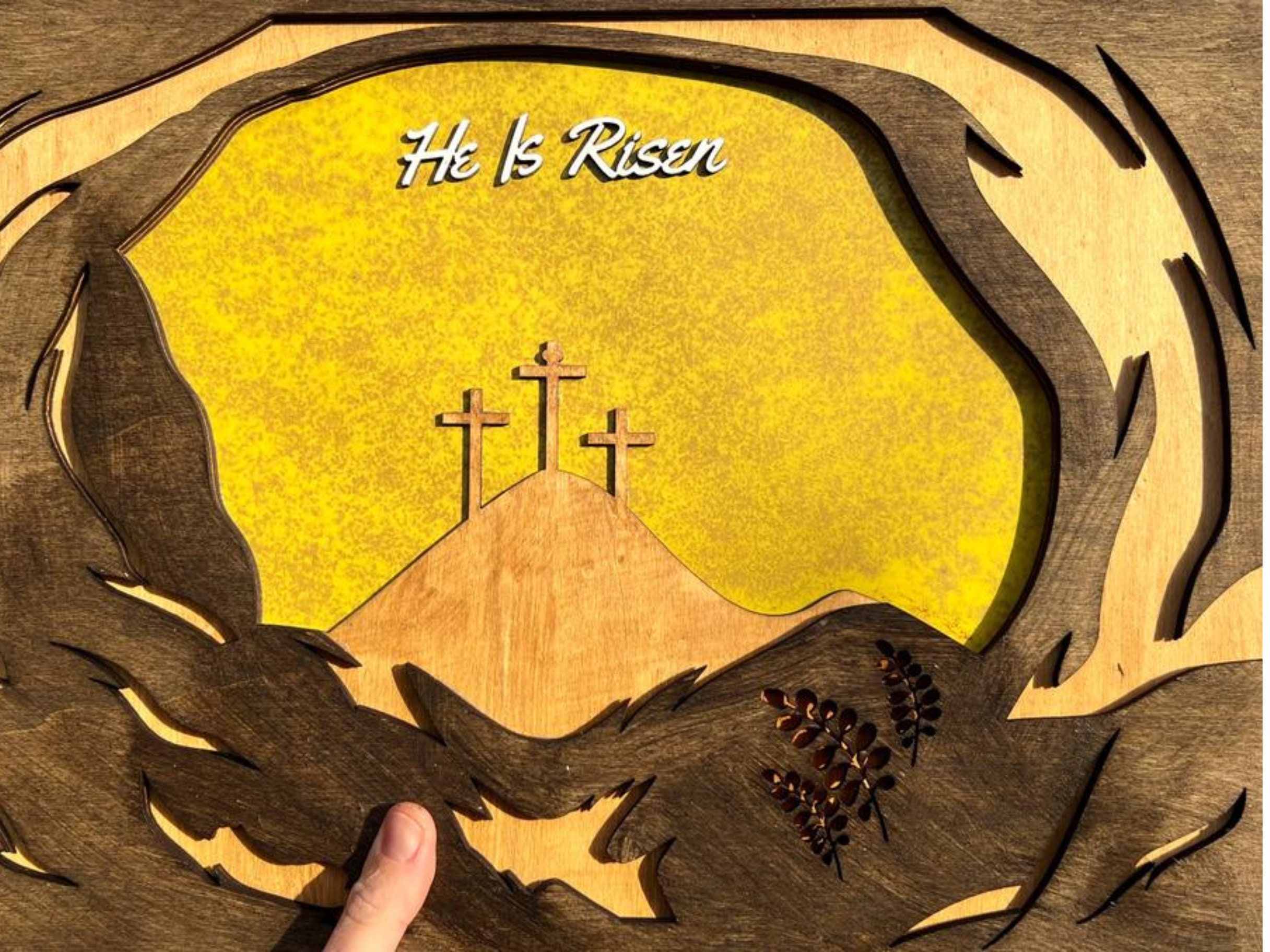 He is Risen, File Svg, Dxf, Ai, Cdr, Laser Cut File, Jesus, Download ...