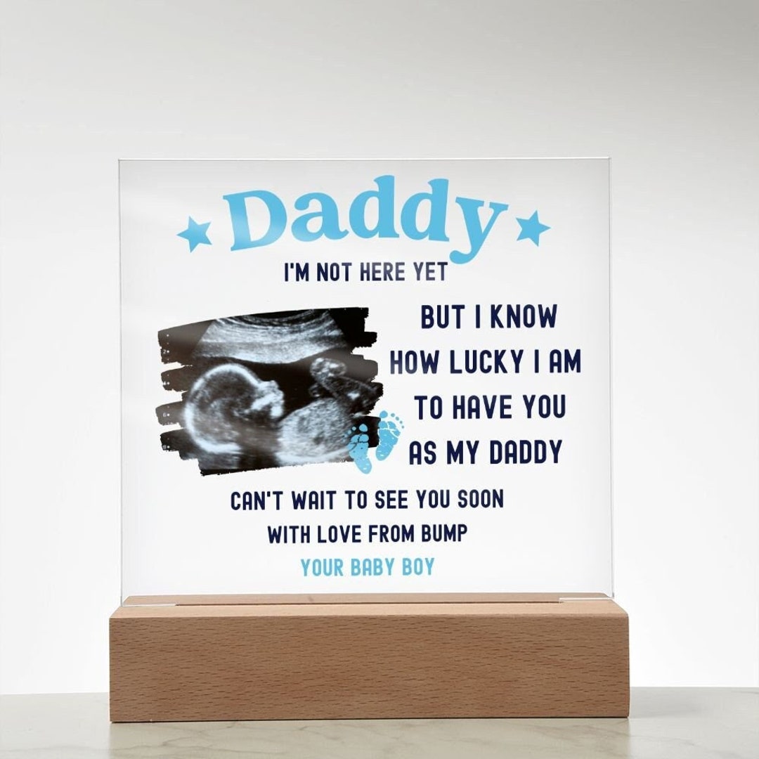 Daddy to Be Gift From Bump, Baby Boy Photo Scan Present for New Dad ...