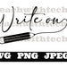Write on SVG PNG JPEG for Pencil Dispenser - Decorate Your Own Pencil ...