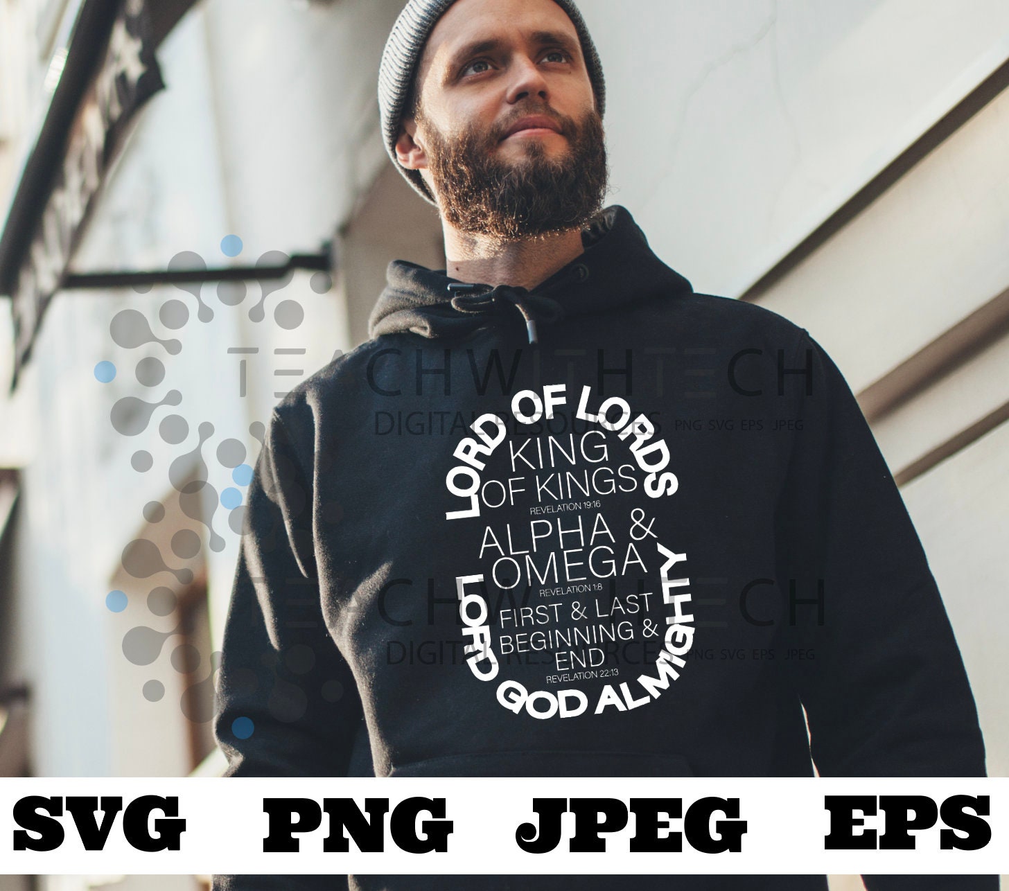 Lord of Lords King of Kings Alpha Omega Lord God Cut File SVG Eps Png ...