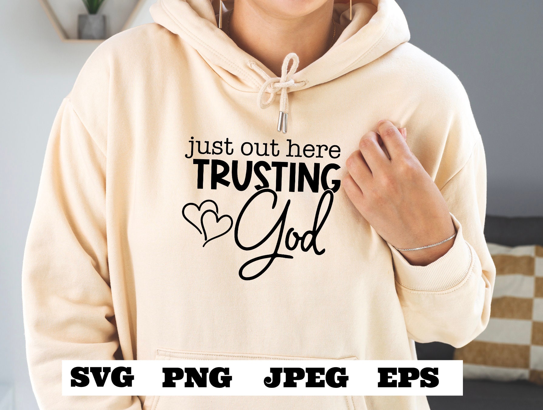 Just Out Here Trusting God SVG, Jesus SVG, Christian Svg, Religious Svg ...