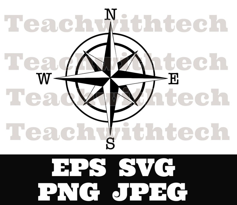 Compass, Compass SVG Compass Rose SVG Nautical Compass, Eps, Png, Jpeg ...