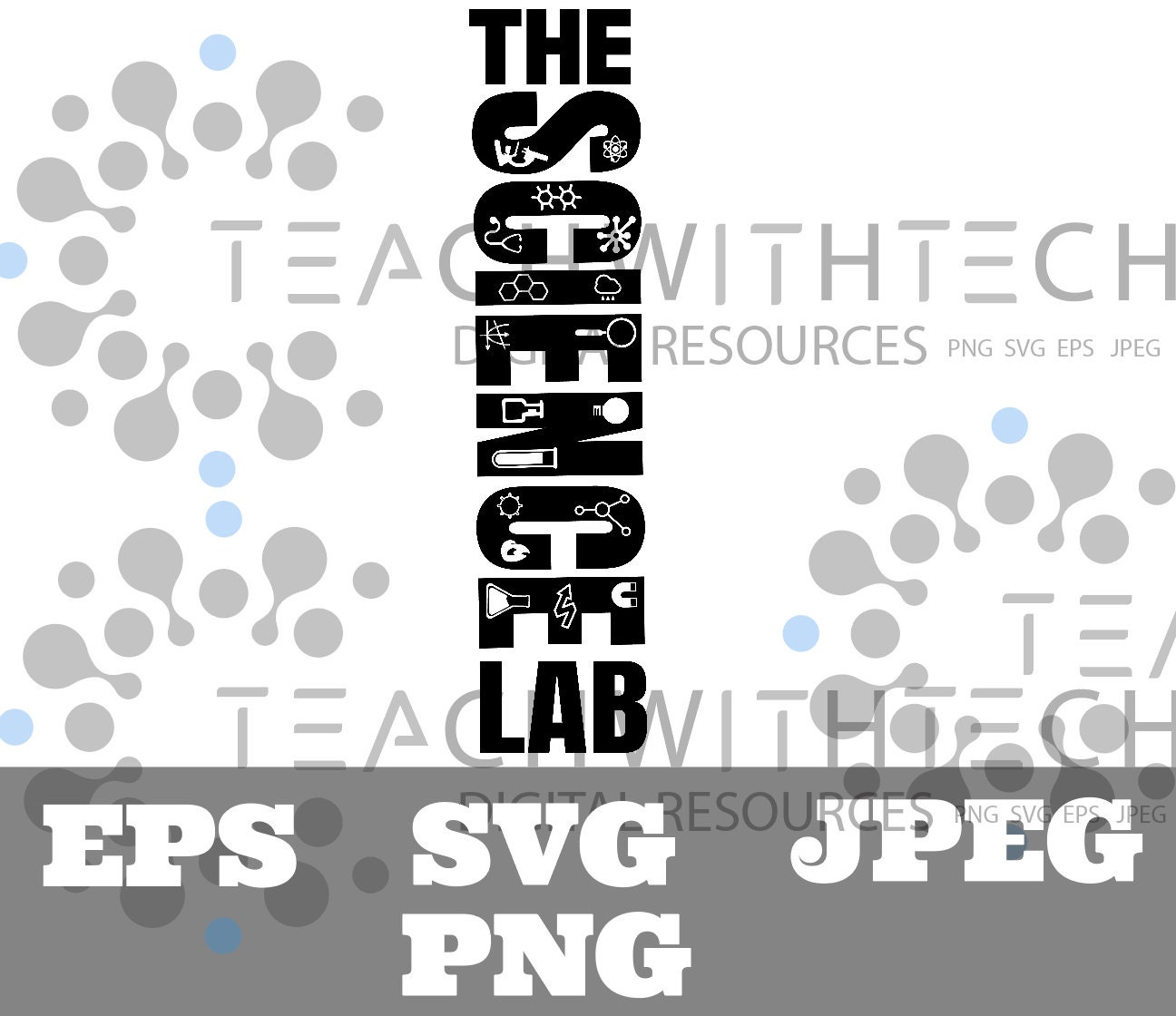 The Science Lab SVG PNG Jpeg Eps - Science Teacher Door Svg - Teacher ...