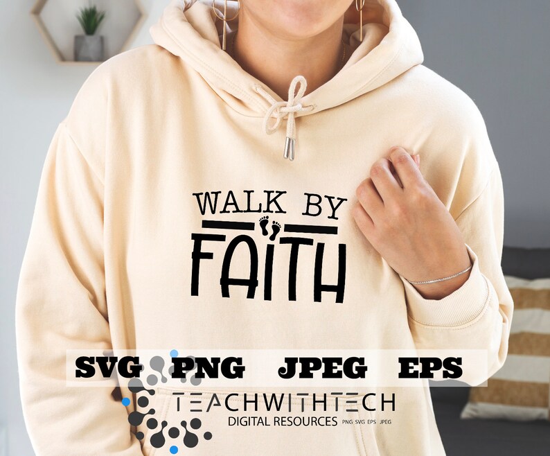 Walk by Faith SVG Eps Png Jesus Cut File Prayer Svg Pray - Etsy
