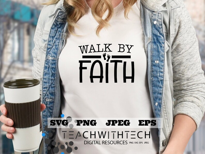 Walk by Faith SVG Eps Png Jesus Cut File Prayer Svg Pray - Etsy