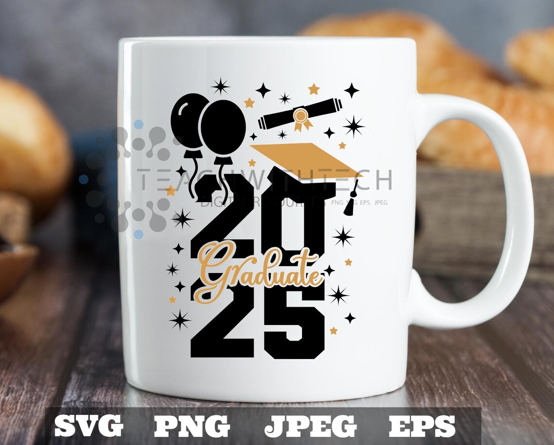 Graduation Libby Glass T Shirt Print File SVG PNG Jpeg Senior Class of ...