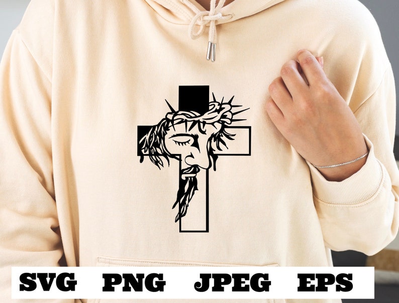 Jesus Cross SVG, Cross Cut File Cricut Silhouette, Crucifix SVG ...