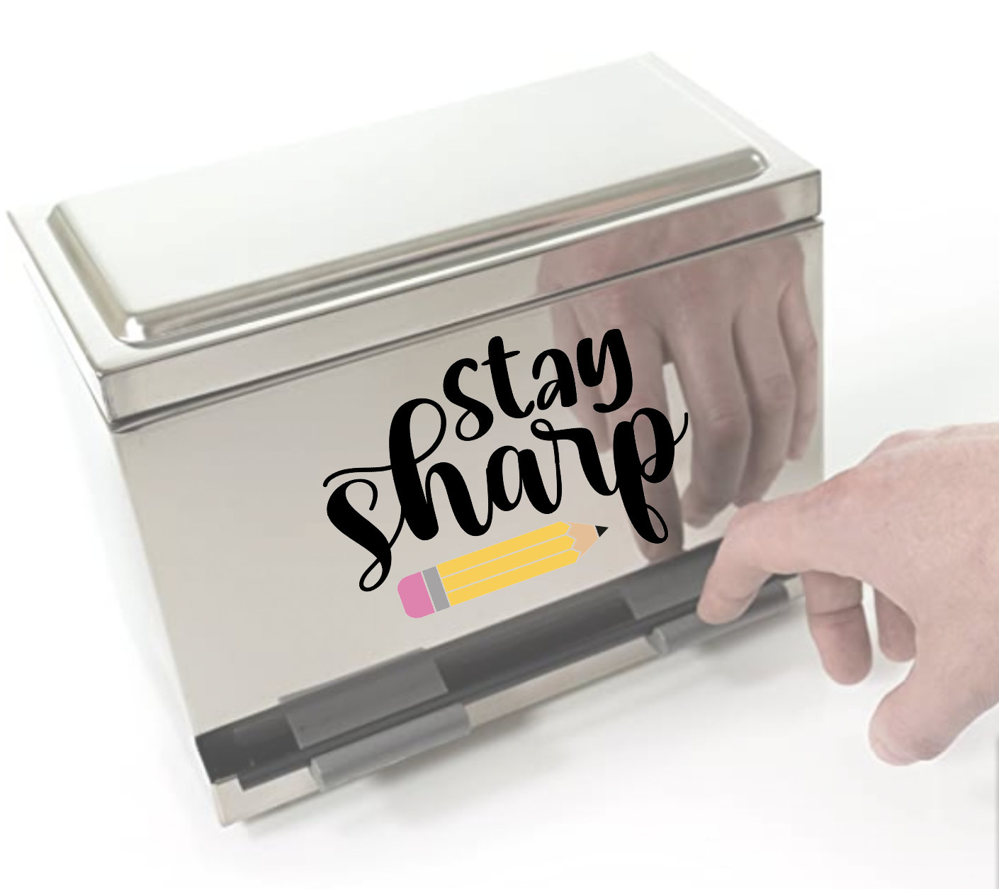 Stay Sharp SVG PNG JPEG for Pencil Dispenser Multi - Color Decorate ...