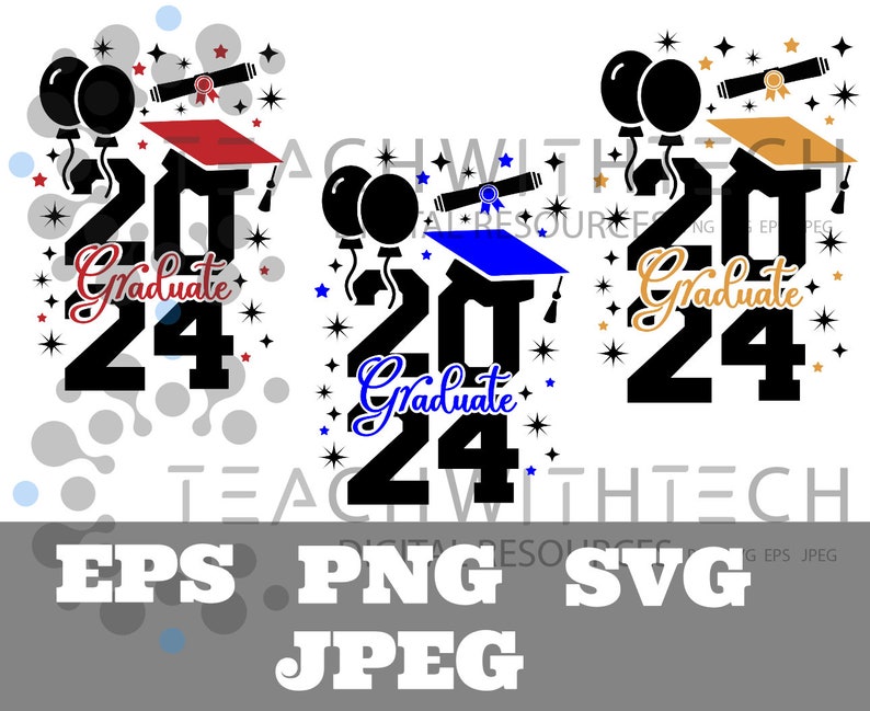 Graduation Libby Glass T Shirt Print File SVG PNG Jpeg Senior Class of ...