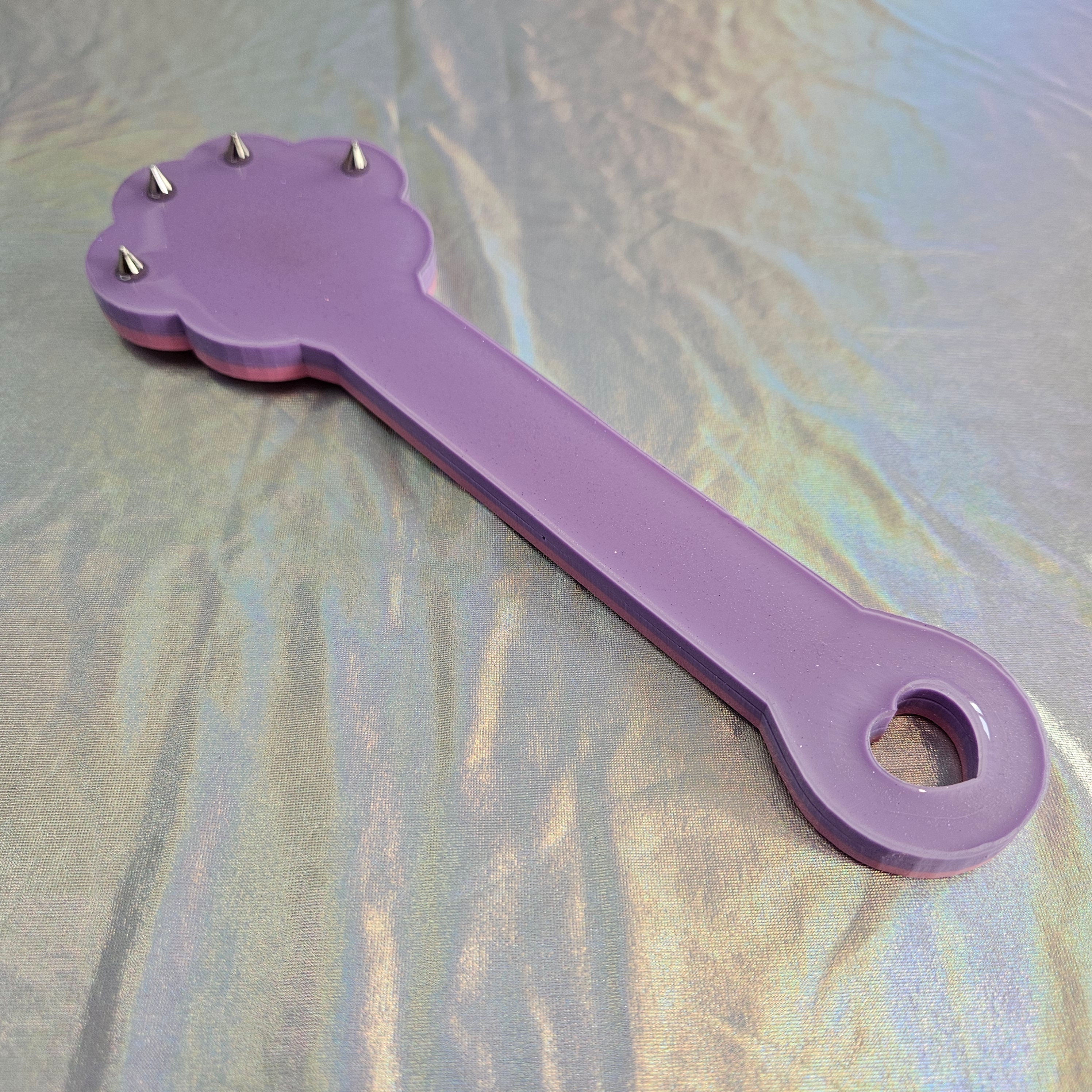 Paw Paddle RENFORCÉ kitten Claws Mauve Et Rose Pastel à Paillettes Avec ...