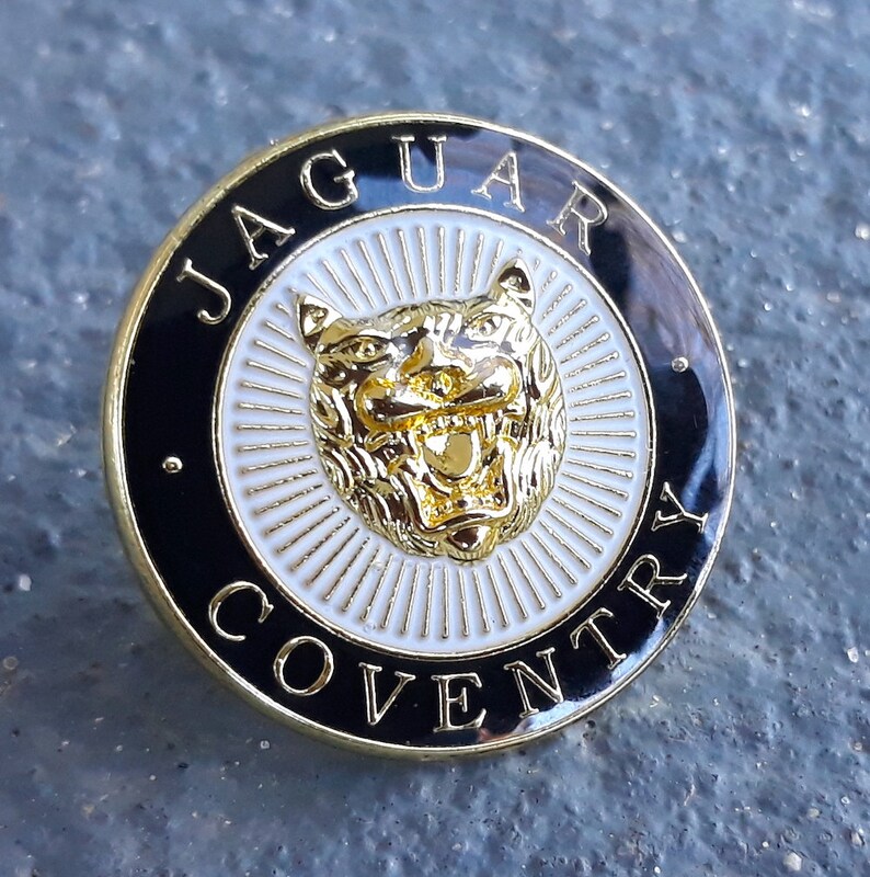 Jaguar Coventry Growler Hat Tie Lapel Pin Badge Emblem Vintage - Etsy ...