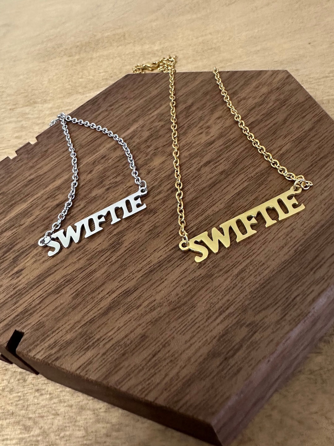 SWIFTIE Necklace Show Your Taylor Swift Fan Pride - Etsy