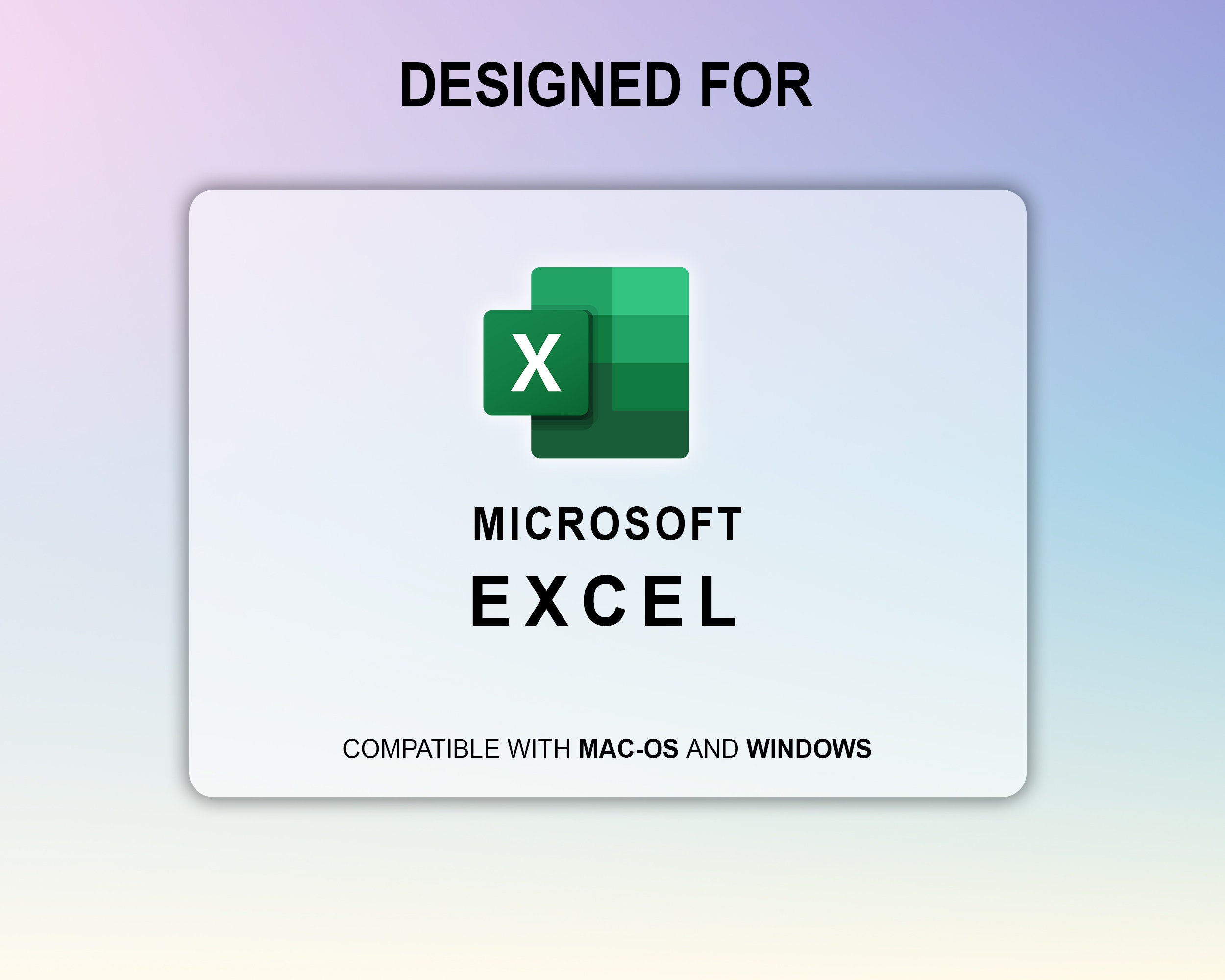 Excel Invoice Template Automated Invoice Spreadsheet Editable Invoice Instant Digital