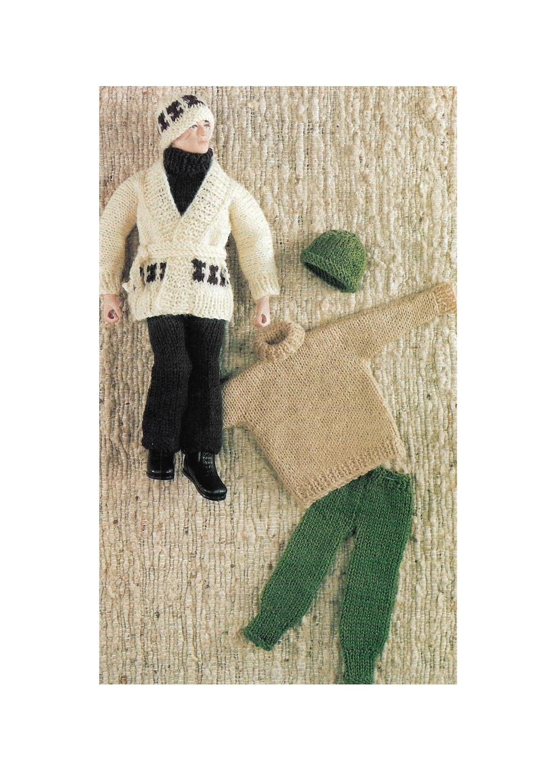 Vintage Knitting Pattern Outfits for Action Man 4 Ply (PDF Download) - Etsy