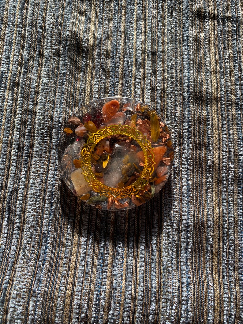 Flower Circle Organite - Etsy