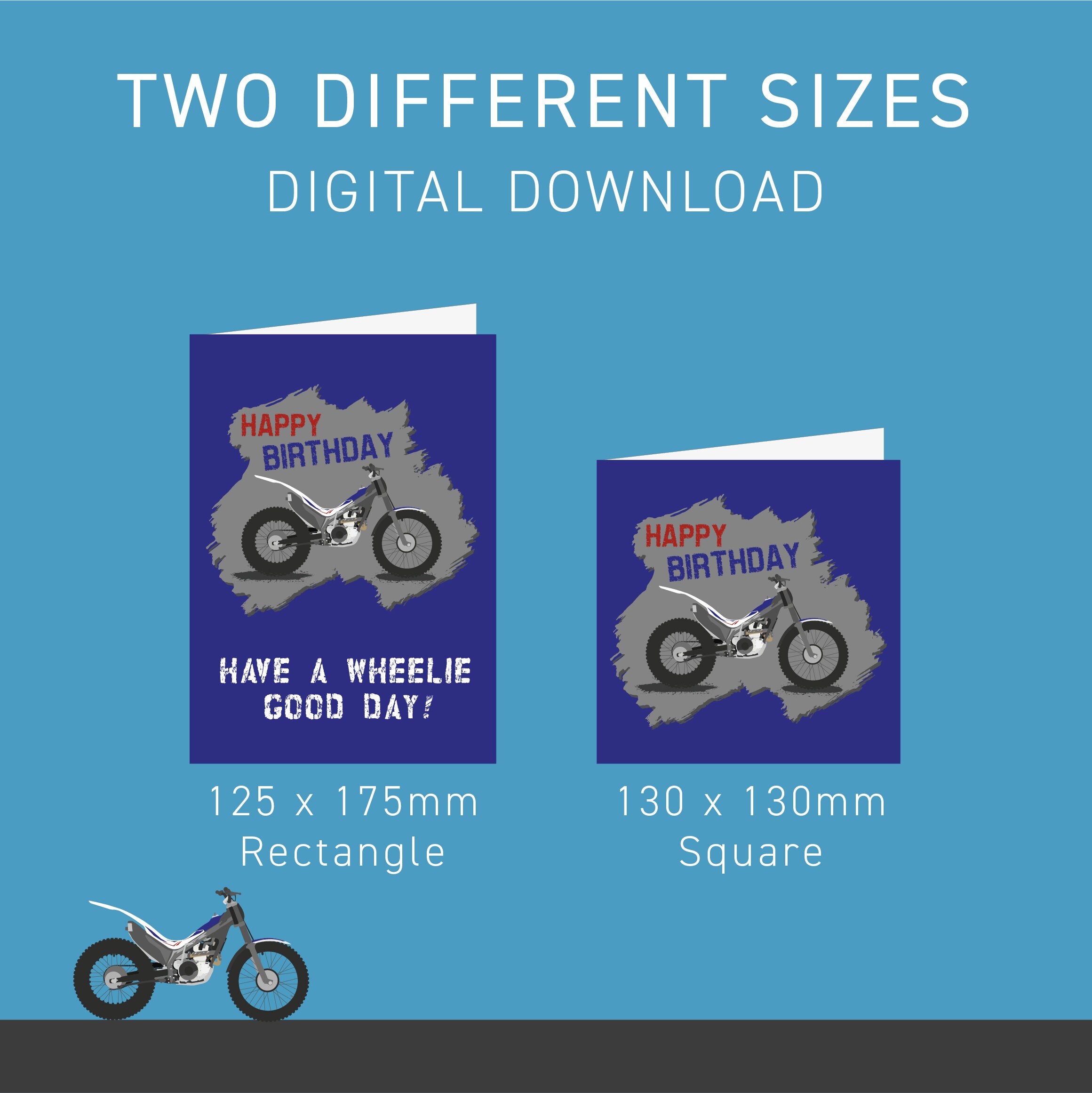 Printable Birthday Card, Digital Greeting Card, Instant Download ...