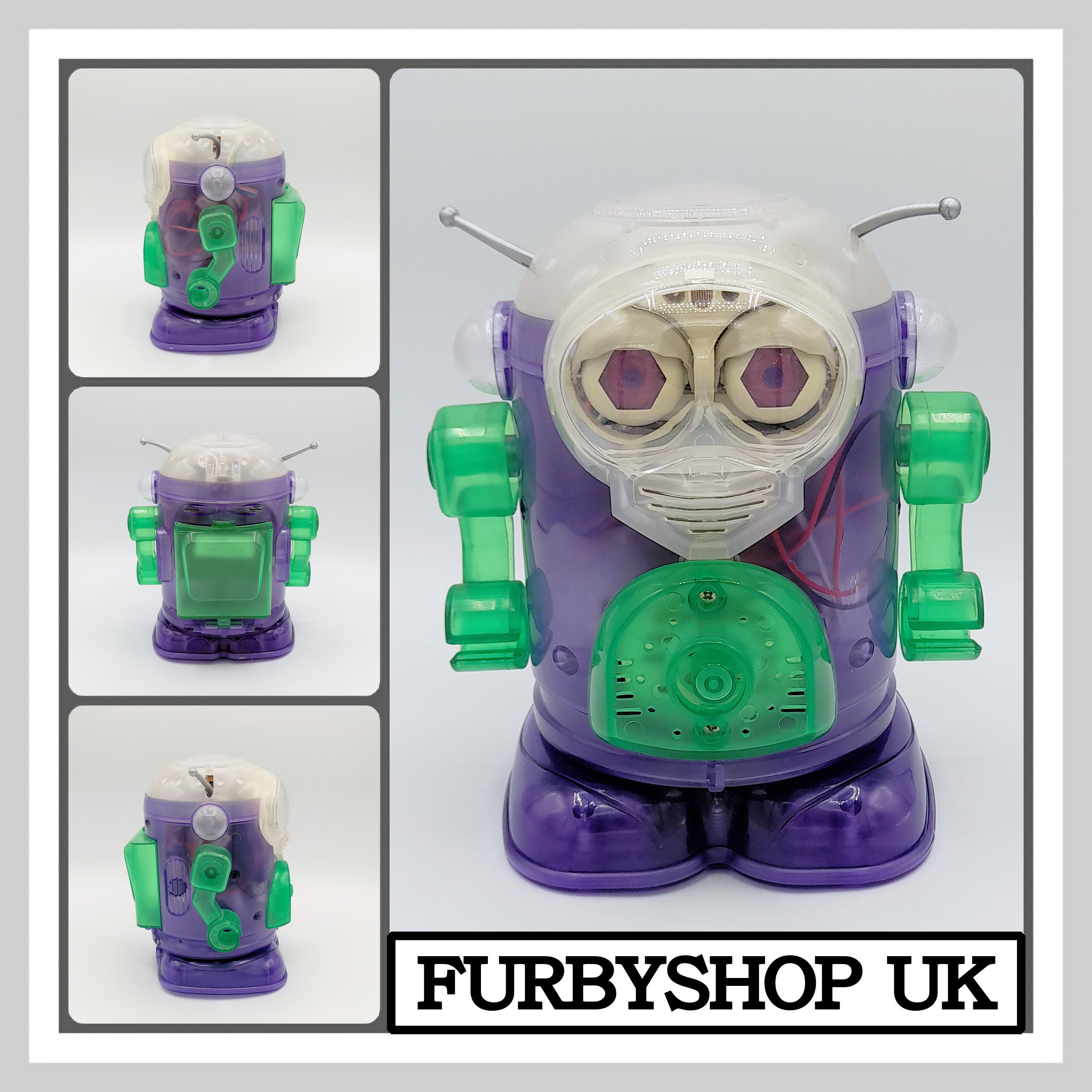 Working Furby Robot Fake Purple and Green Robonagi Robot by Topix Robo ...